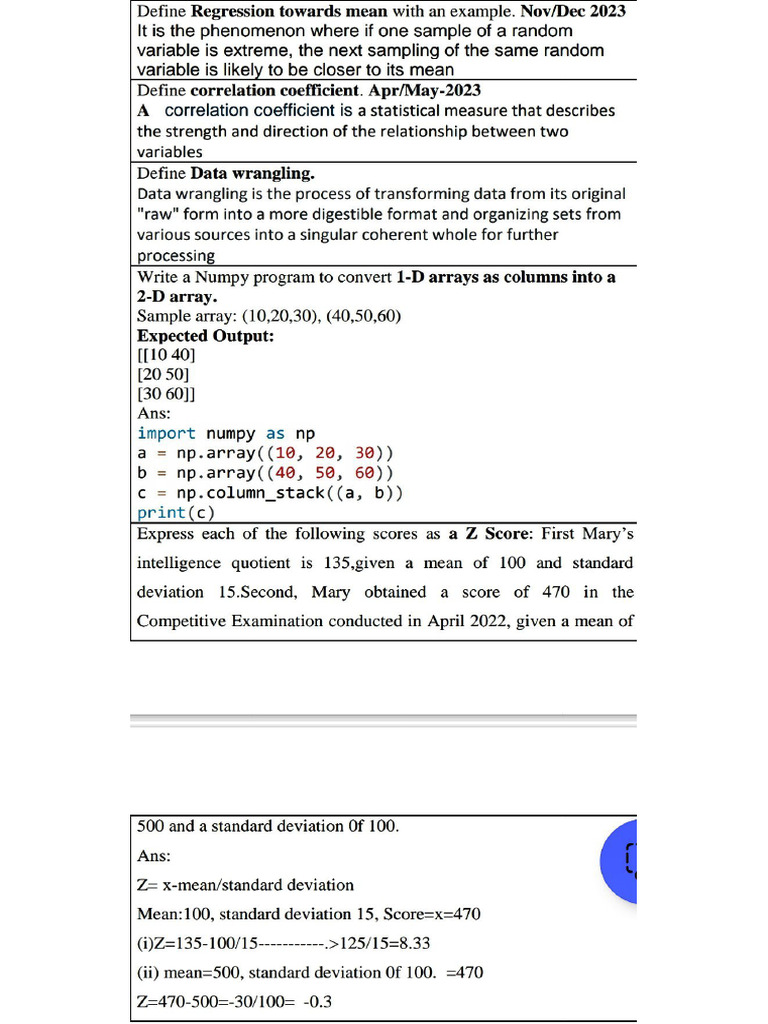 IAT 2 FDS Set 2 | PDF