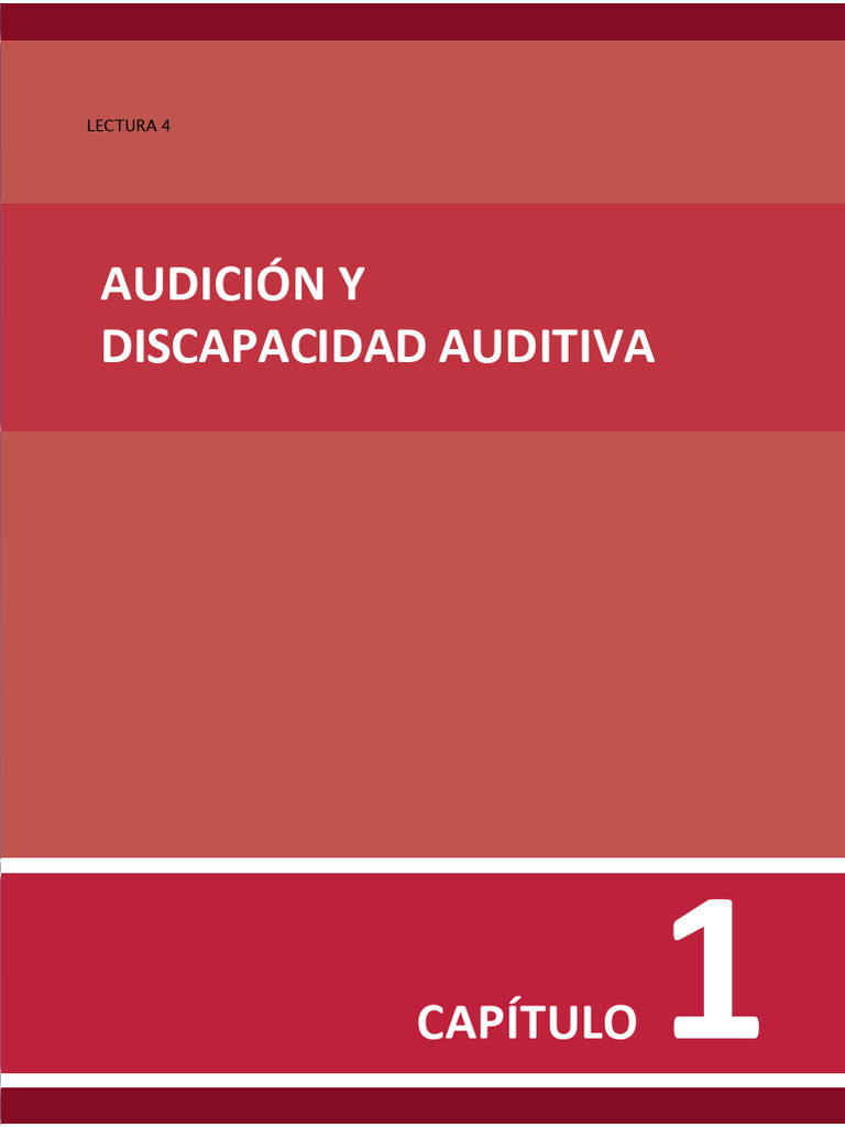 Lectura 4 Semana 2 | PDF | Oído | Escuchando