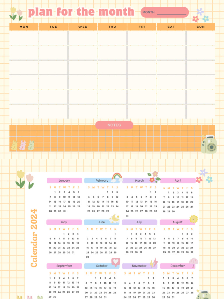 Monthly Calendar Planning Guide | PDF