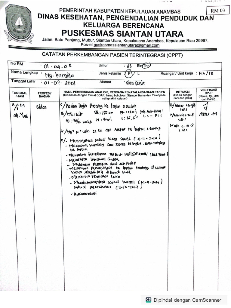 Rencana Asuhan CPPT | PDF Rencana Asuhan CPPT | PDF