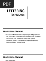 Engineering Lettering Practice Plates | PDF