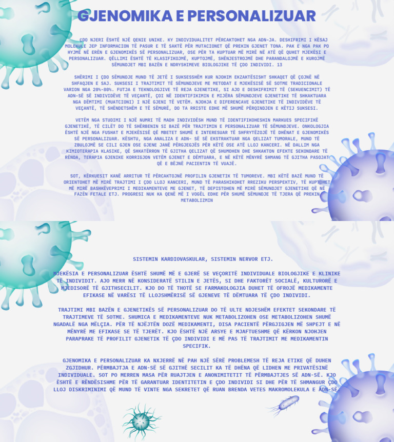 Blue and White Professional Science Project Presentation PDF | PDF