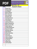 Tabel Nominal Cu Elevii Clasei A XII-A | PDF