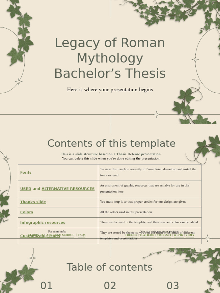 Legacy of Roman Mythology Bachelor's Thesis | PDF | Planets | Solar System