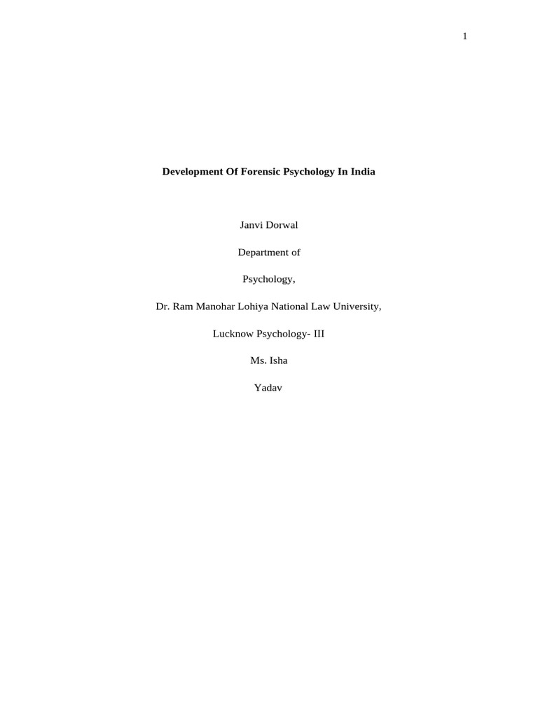 Psy Sem 3 Proj | PDF | Polygraph | Forensic Science