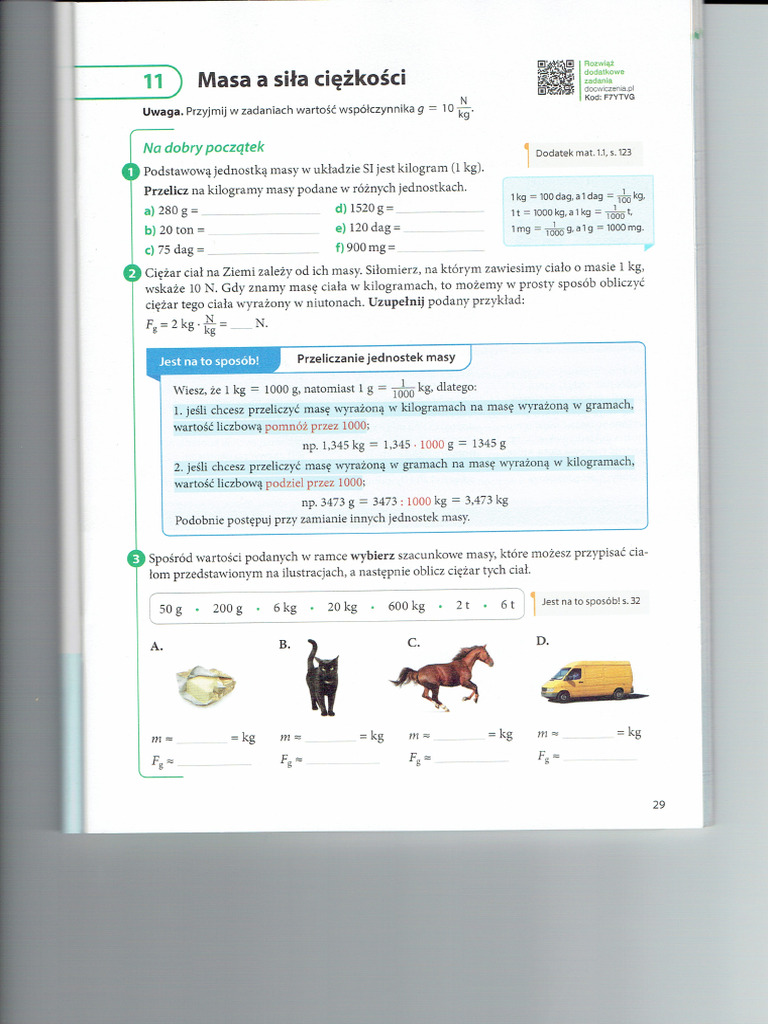 Masa A Siła Ciężkości | PDF