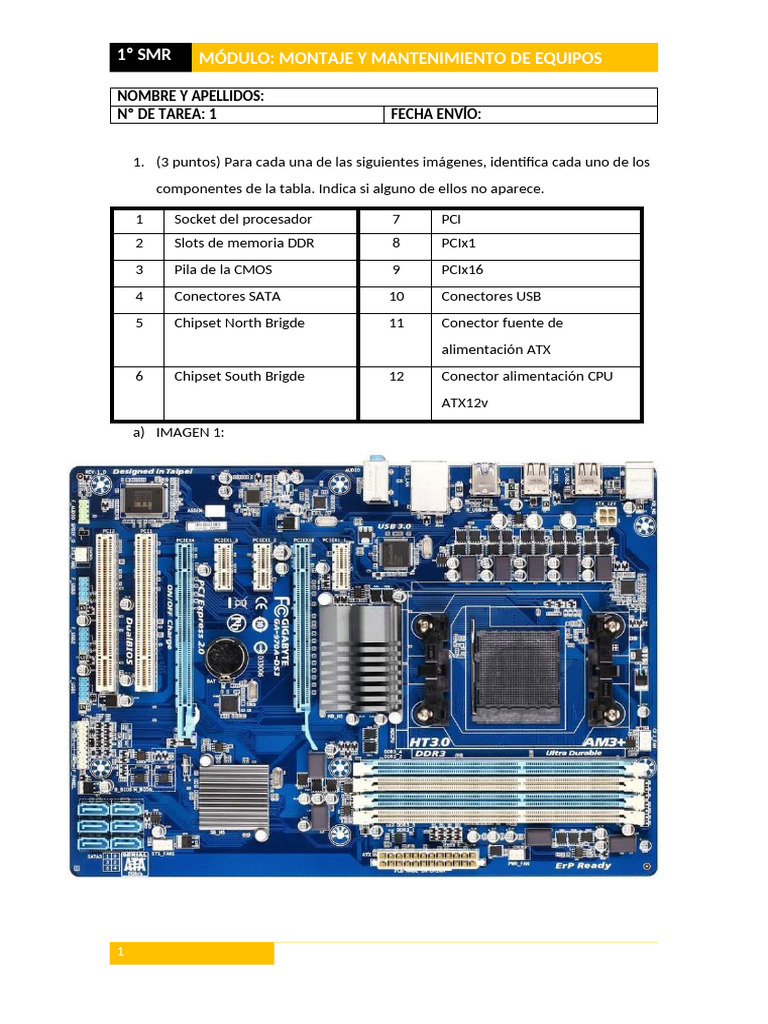 Tarea 1 2024 | PDF | Microprocesador | Informática
