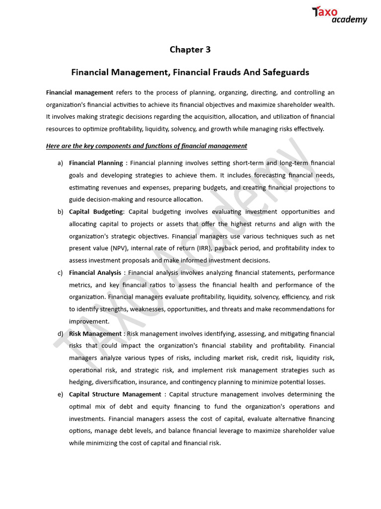 Chapter 3 | PDF | Fraud | Securities Fraud