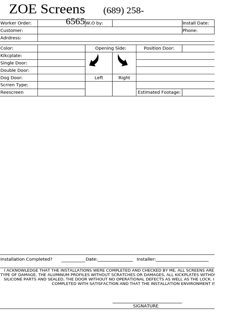 Estimate Screen | PDF
