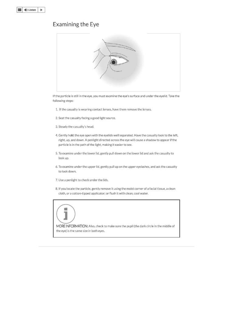 11.3 Examining The Eye | PDF