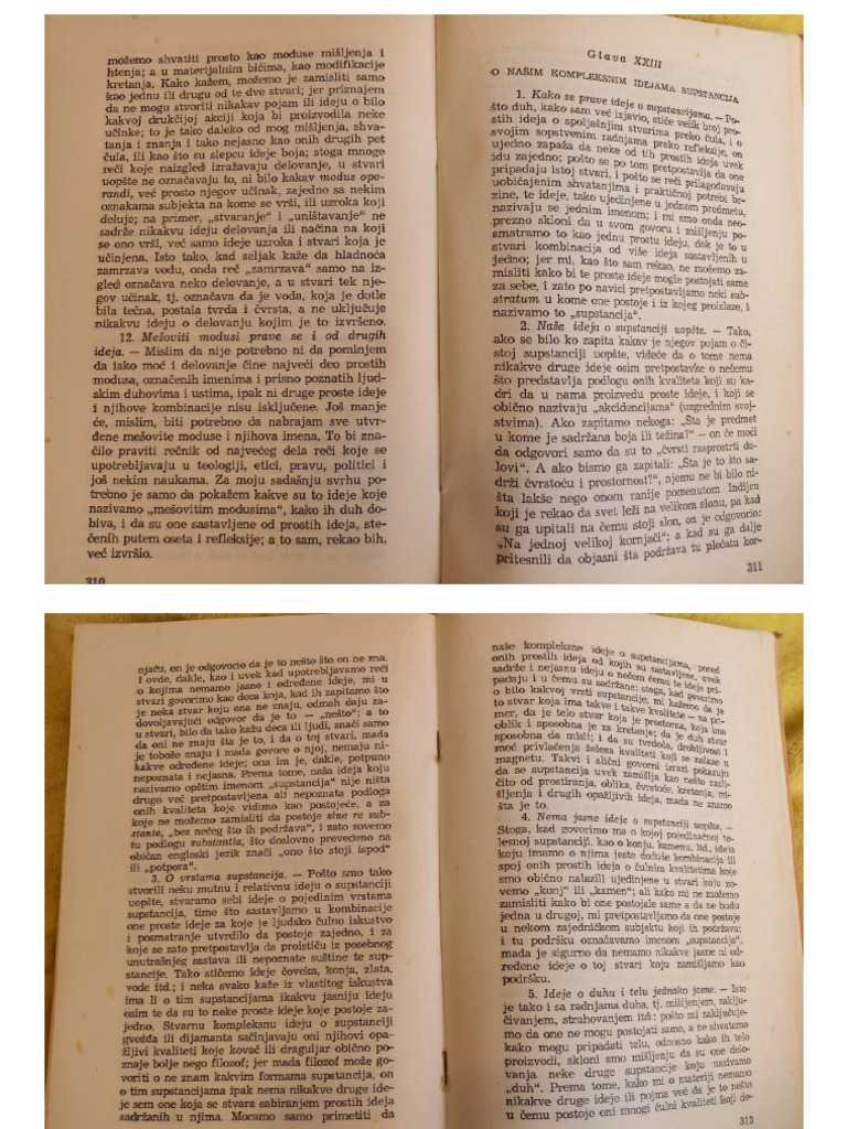 Lok - o Nasim Kompleksnim Idejama Substancija | PDF