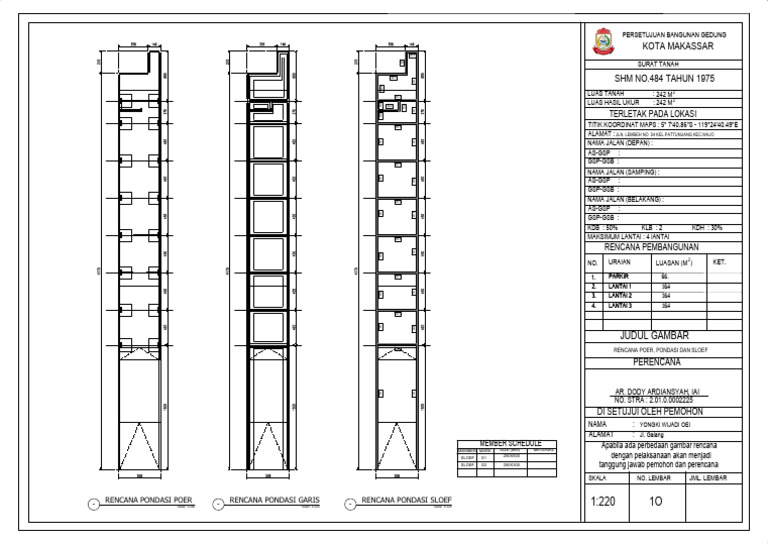 11 Rencana Pondasi Dan Sloef | PDF