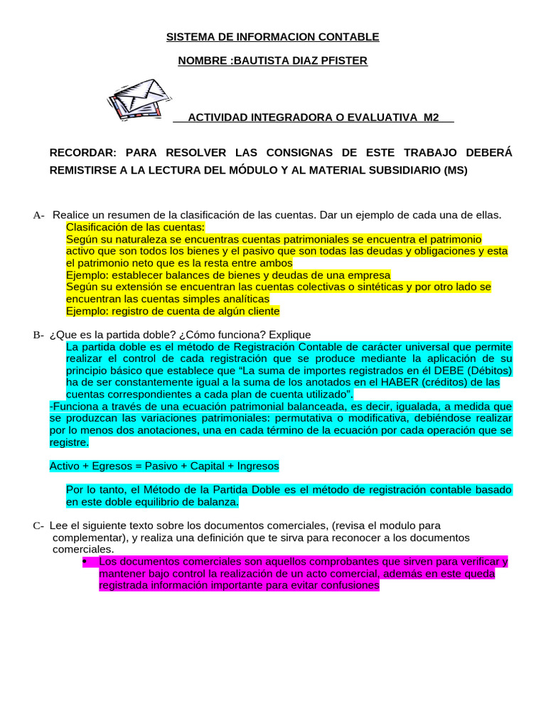 TP Modulo 2 SIC (BDP) Numero 2 | PDF | Contabilidad | Pagos