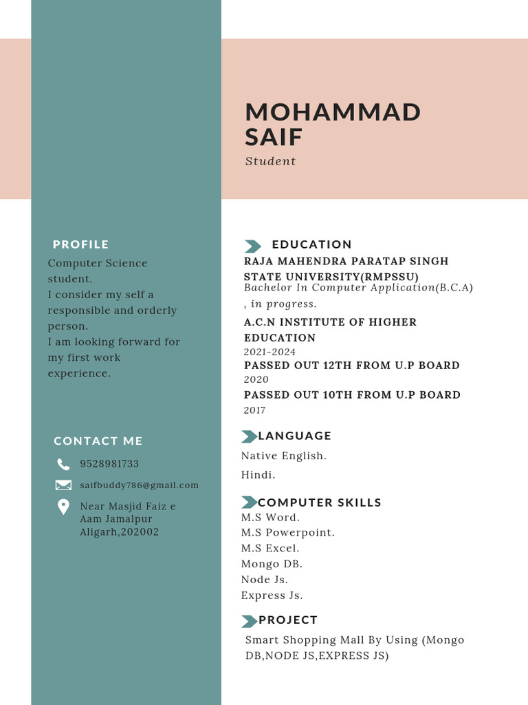 Mohammad Saif | PDF