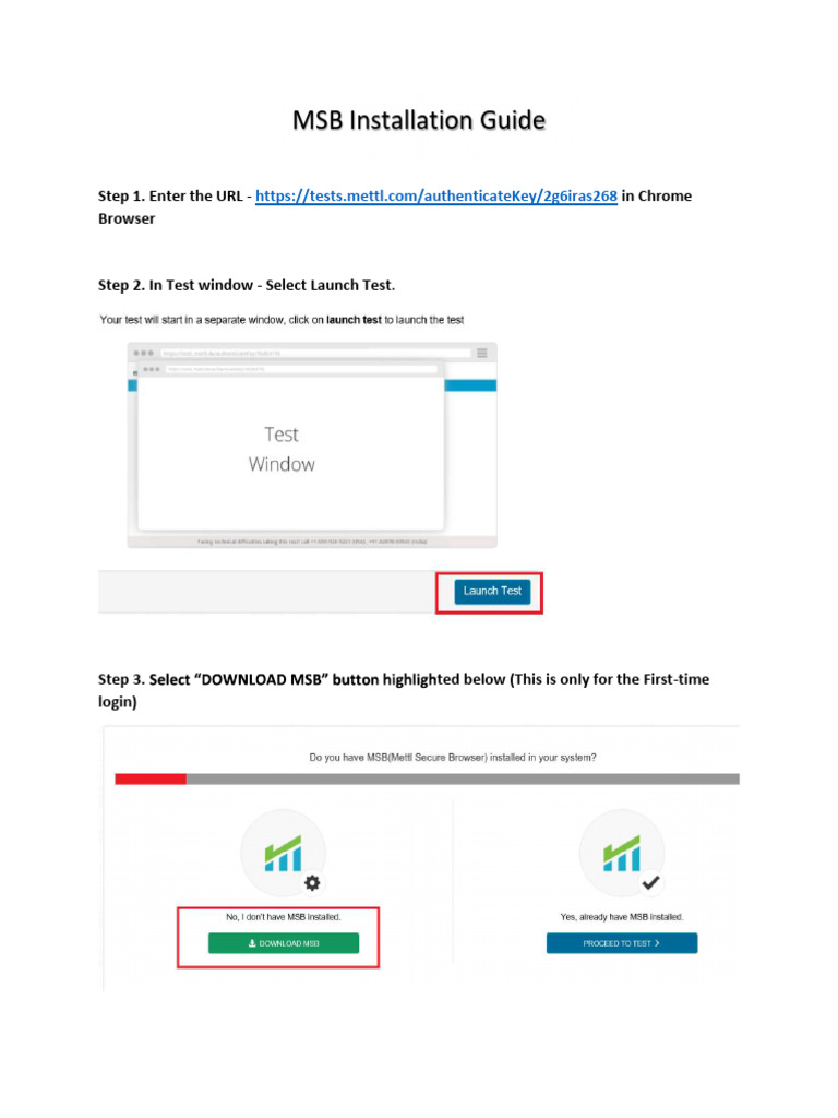 MSB Installation Guide | PDF | Computers