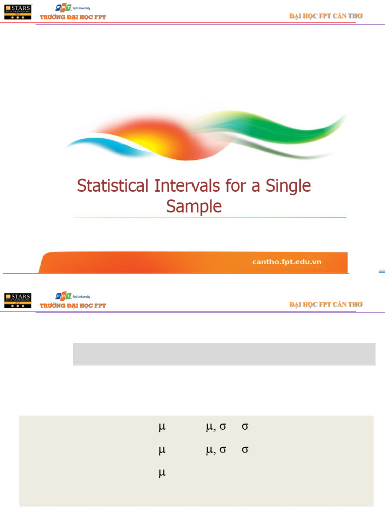 Chapter 08-Statistical Intervals For A Single Sample | PDF | Confidence ...