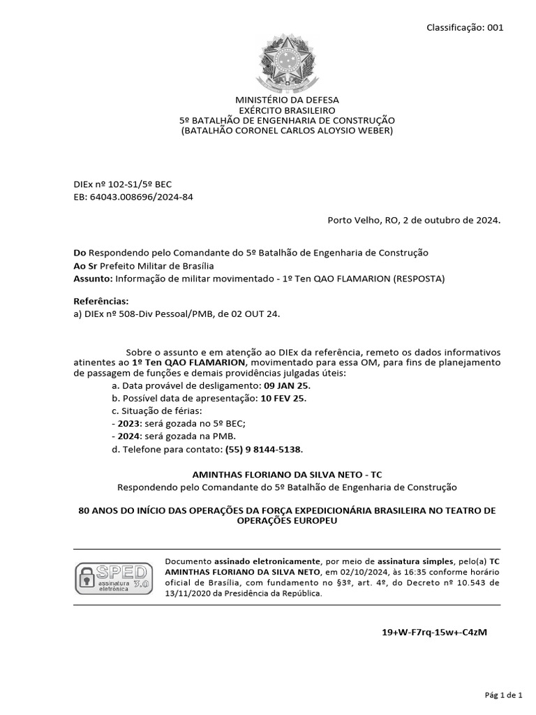 DIEx-102-S1 - 5º BEC | PDF