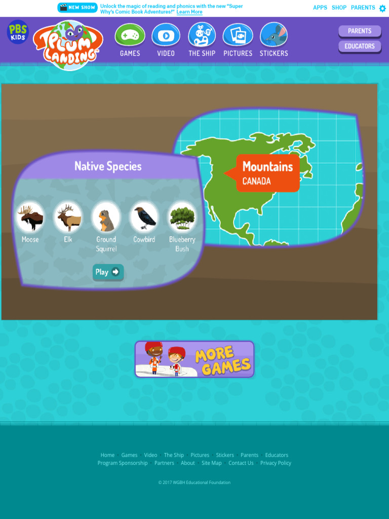 Games Invaders! - PLUM LANDING PBS KIDS | PDF