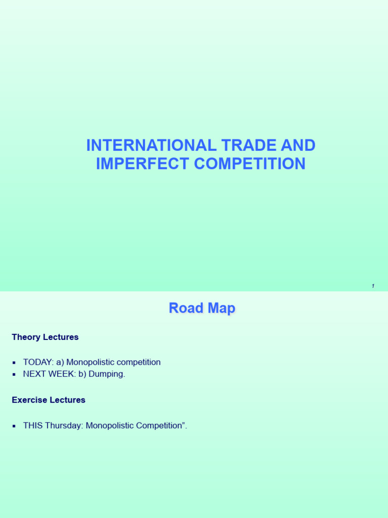 Imperfect Competition 2019 | PDF | Monopoly | Profit (Economics)