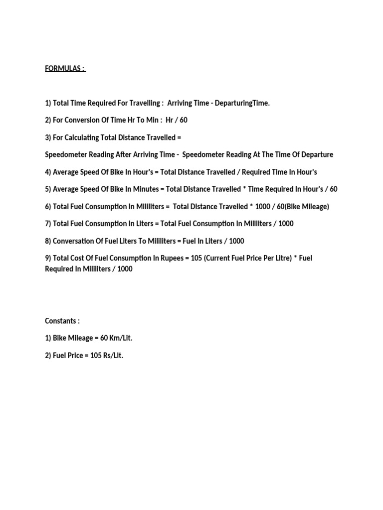 FORMULAS - WPS Office | PDF