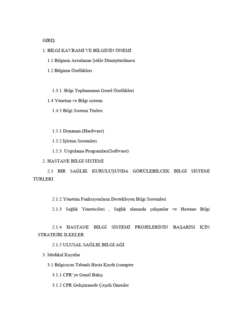 Hastane Otomasyonu | PDF