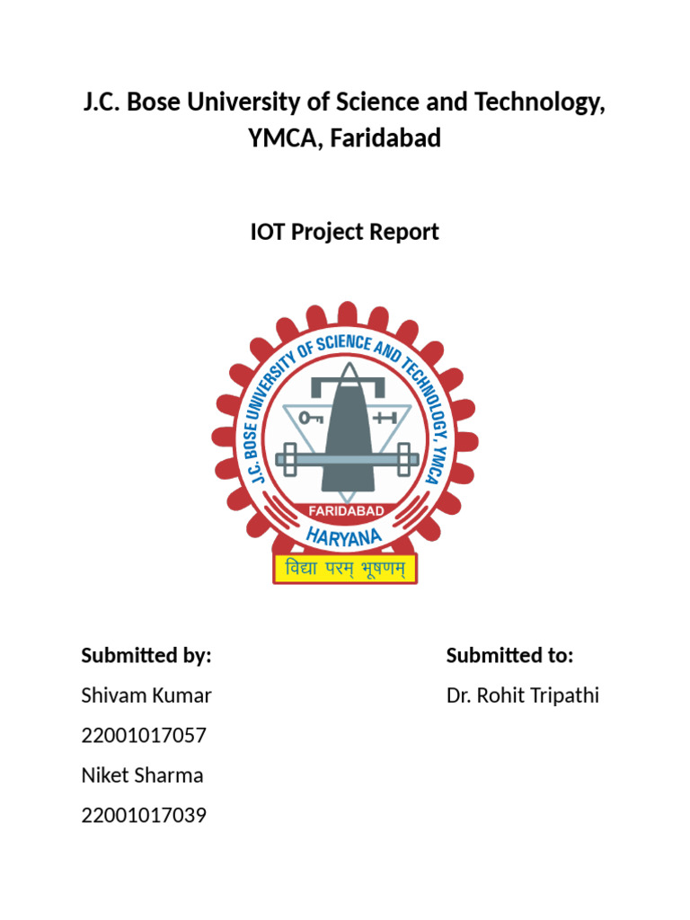 Iot Project Report-1 | PDF | Barcode | Image Scanner