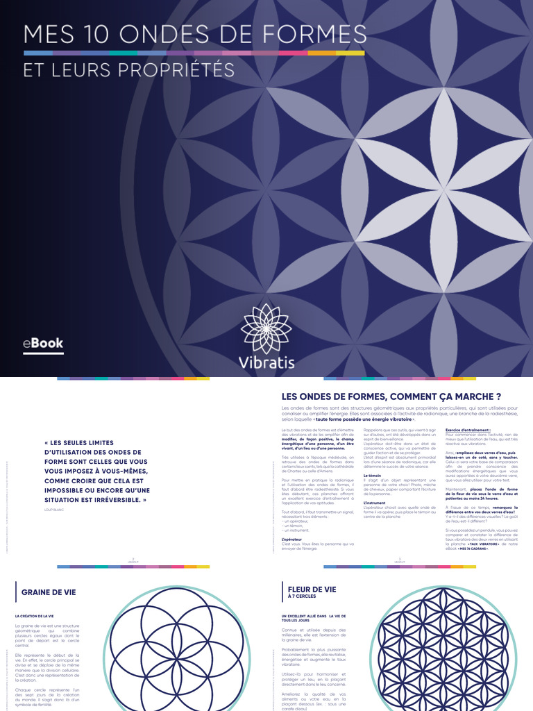Les Ondes de Forme et leurs Bienfaits | PDF