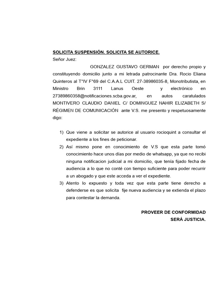 AUTORIZA | PDF | Derecho
