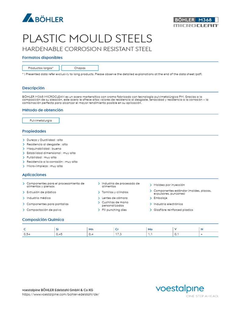 ACERO m368 | PDF | Acero | Rieles