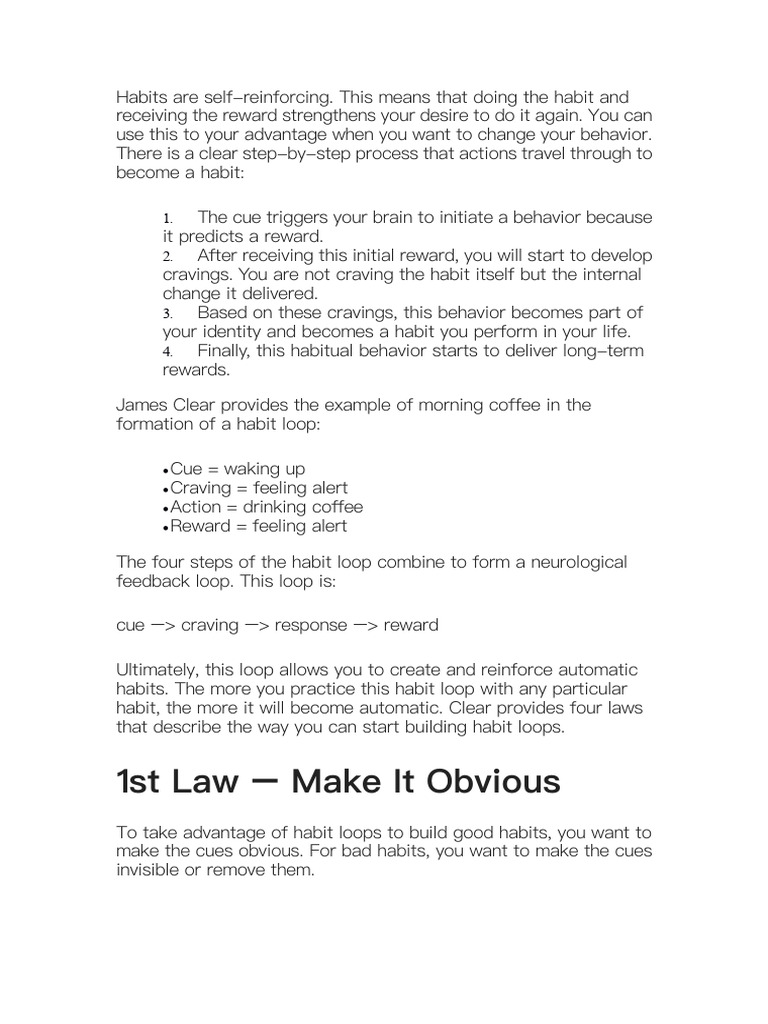 Understanding Habit Formation Steps | PDF | Self-Improvement | Lifestyle
