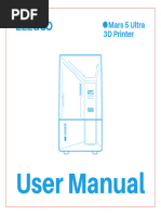 01 User Manual For Mars 5 Ultra English Version | PDF | Printer ...