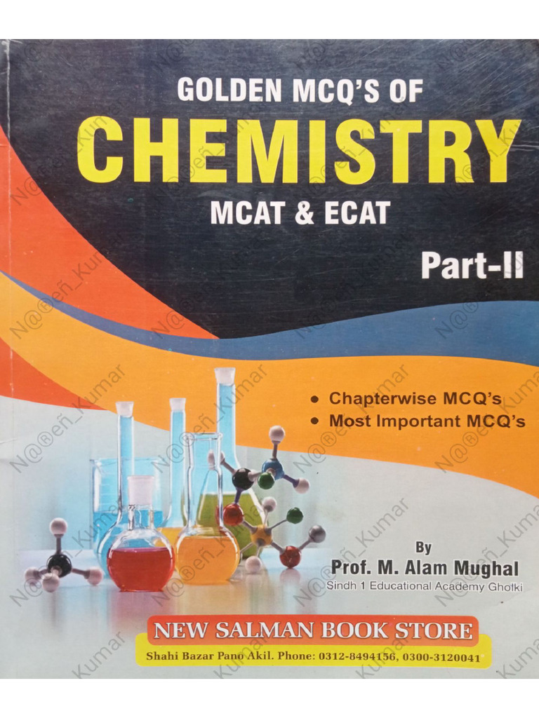 Golden MCQ's of Chemistry Mdcat and Ecat | PDF