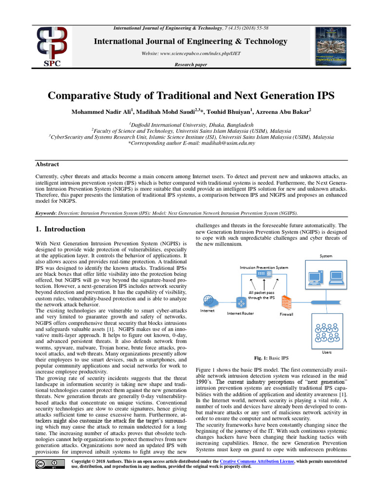 Comparative Study of Traditional and Nex | PDF | Security | Computer ...