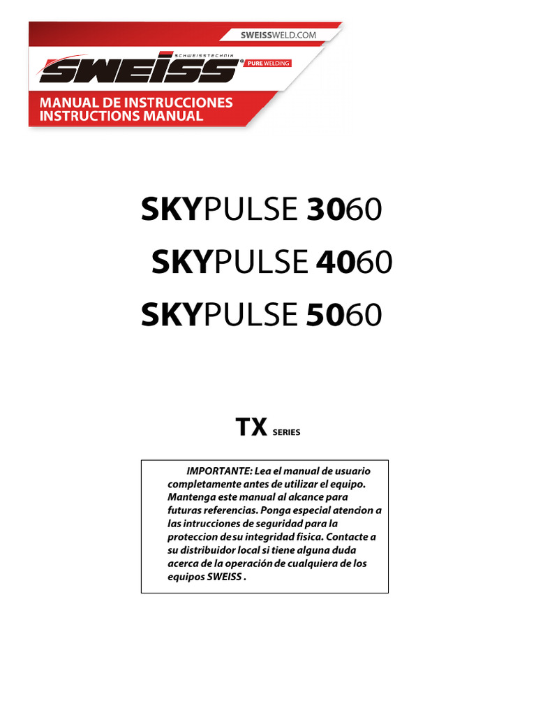SWEISS SKYPULSE Manual - 3060 - 4060 - 5060 | PDF