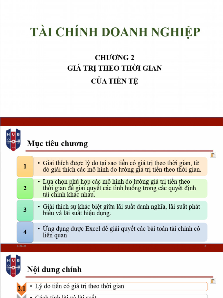 Corporate Finance 2023 Chapter 2 Lms | PDF