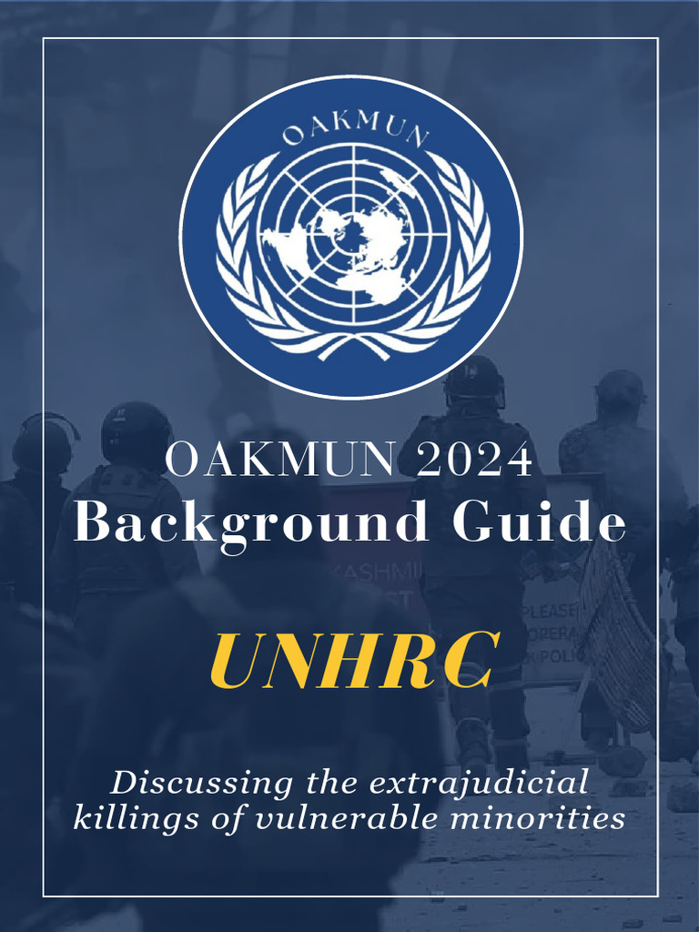 UNHRC Guide: Extrajudicial Killings | PDF | Human Rights | International Criminal Court