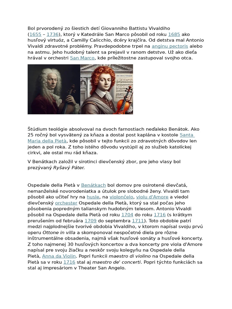 Antonio Vivaldi | PDF