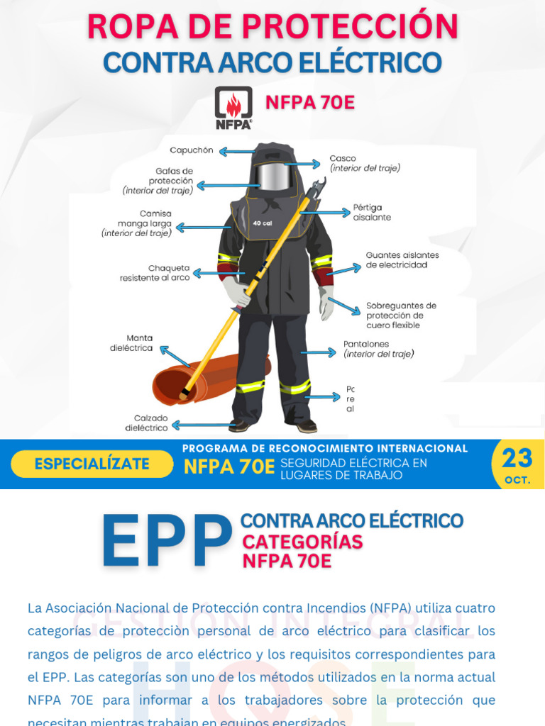 EPP para Protección contra Arco Eléctrico | PDF | Tecnología