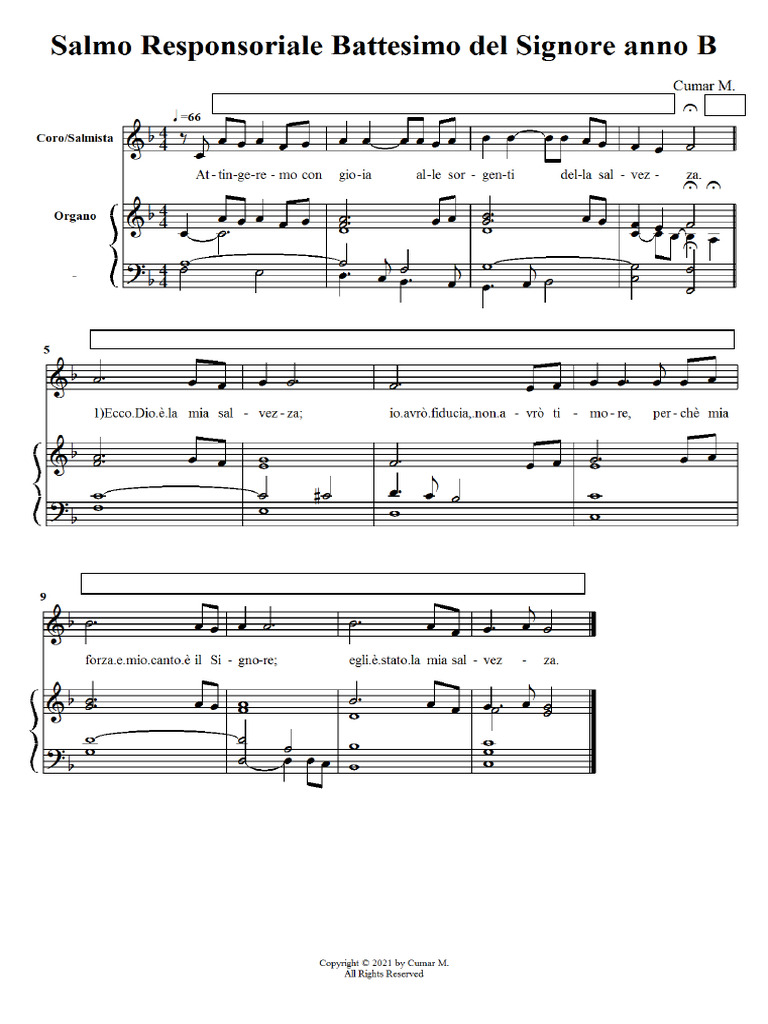 Battesimo Del Signore Anno B 2 | PDF