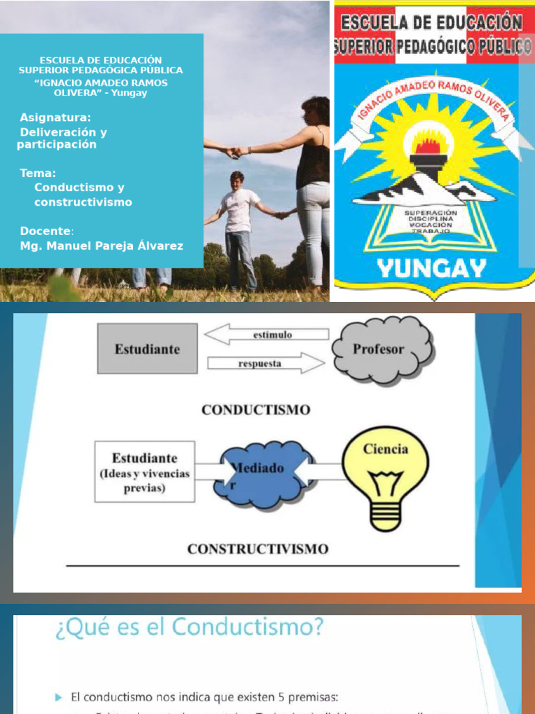 Conductismo y Constructivismo | PDF