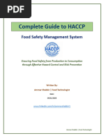 12 Steps To HACCP Defined by The Codex Alimentarius - English | PDF | Hazard Analysis And ...