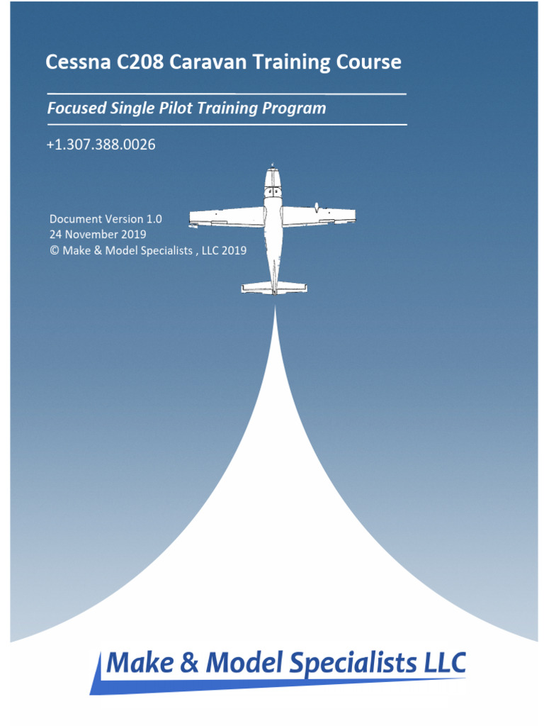 Cessna C208 Caravan Type Rating Course | PDF | Flight Instructor | Avionics