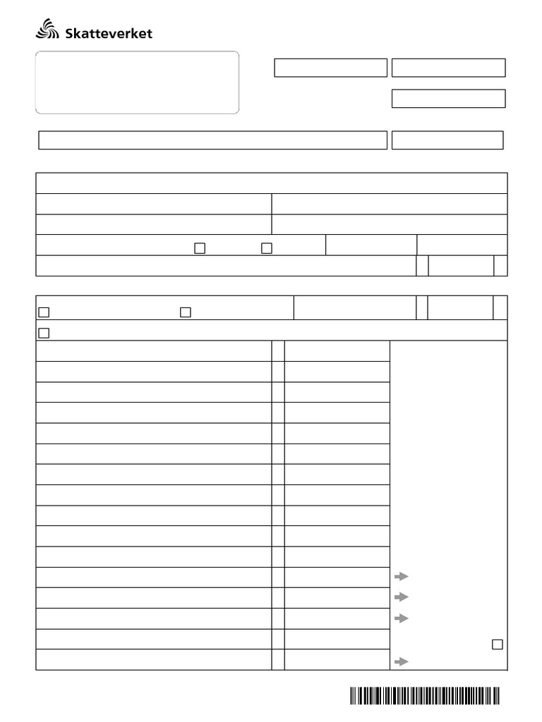 K6 Document From Skattverket | PDF