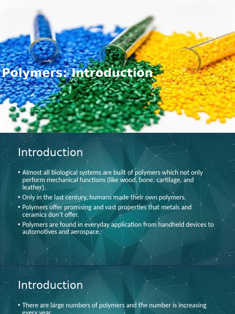 Polymers 1 | PDF | Polymers | Thermoplastic