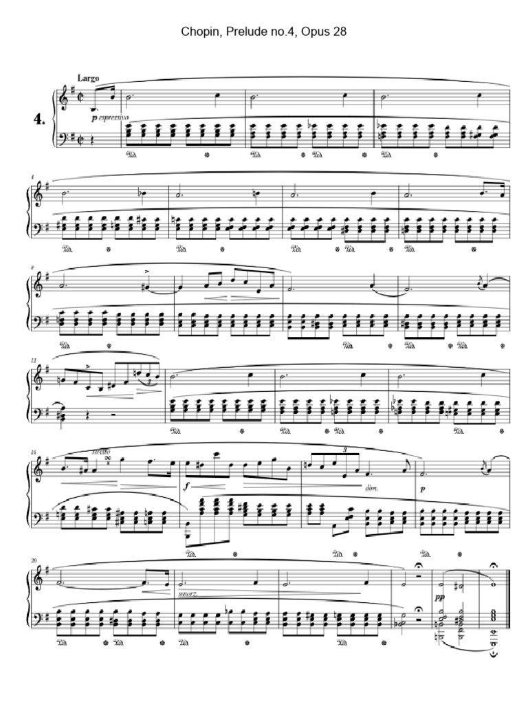 Chopin, Prelude No | PDF