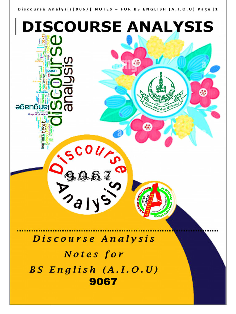 9067 - Notes | PDF | Discourse | Semantics