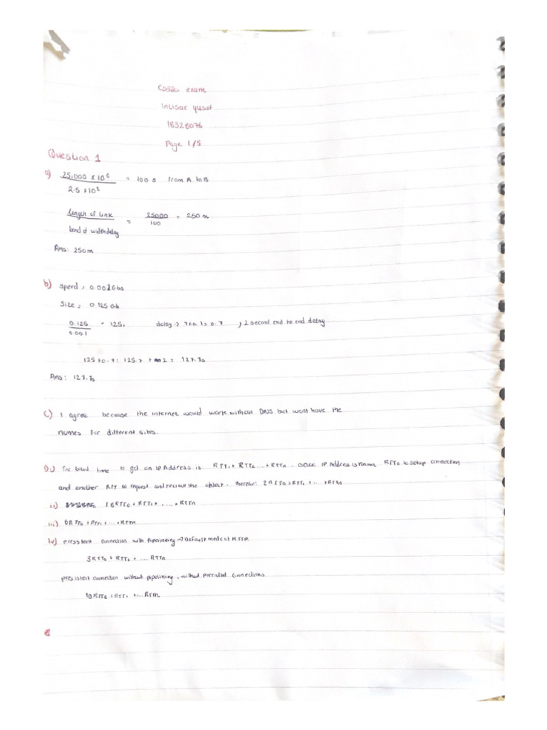 Cs320 Exam 2022 Answers | PDF