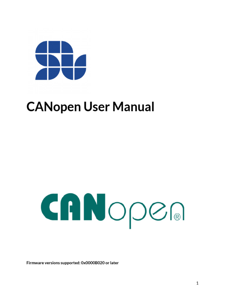 SOLO PICO Communication Manual CANopen | PDF | Computer Architecture | Computer Networking