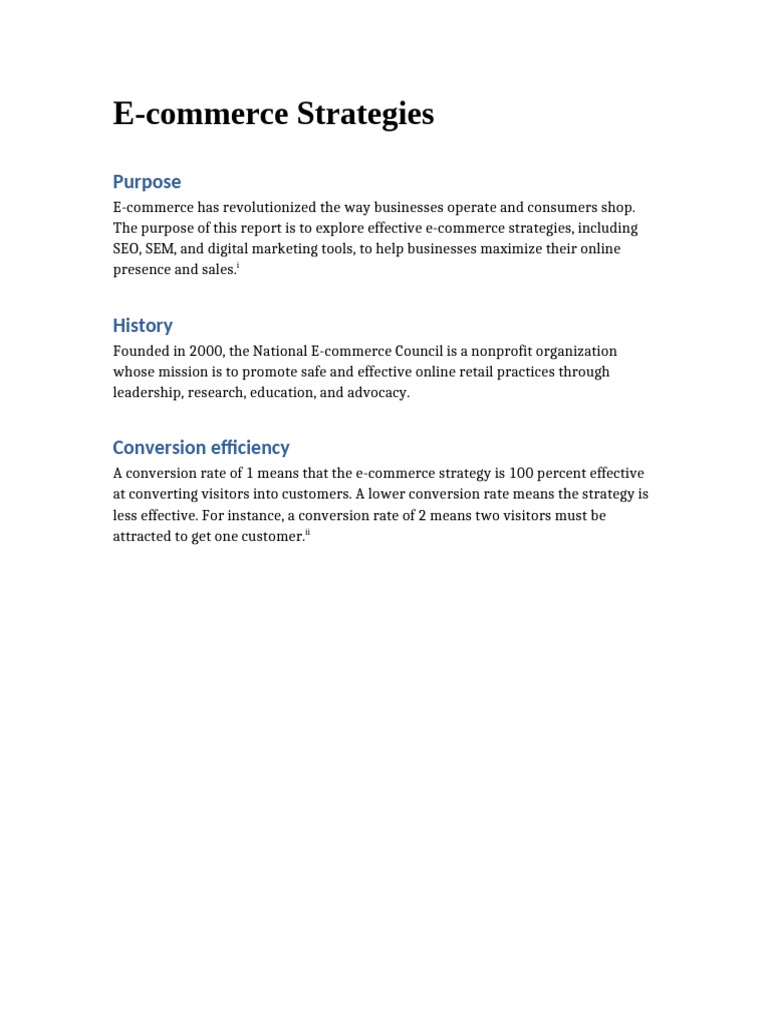 Project 1 E-Commerce Detailed Steps | PDF