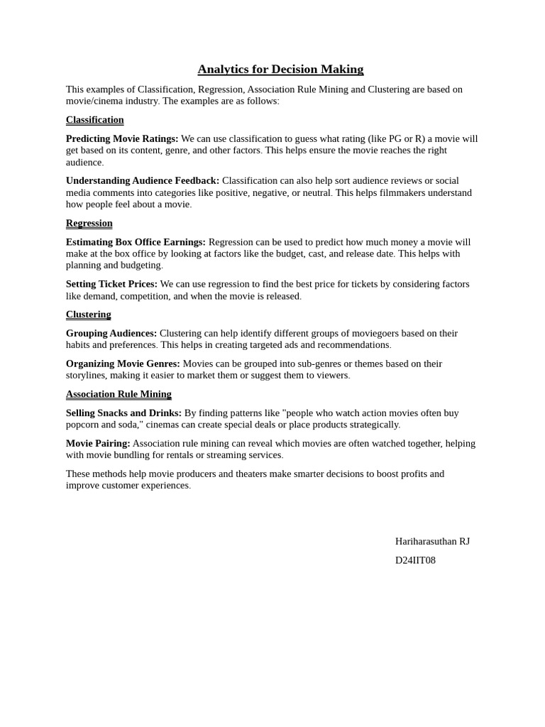 Real Life Examples - Data Mining | PDF